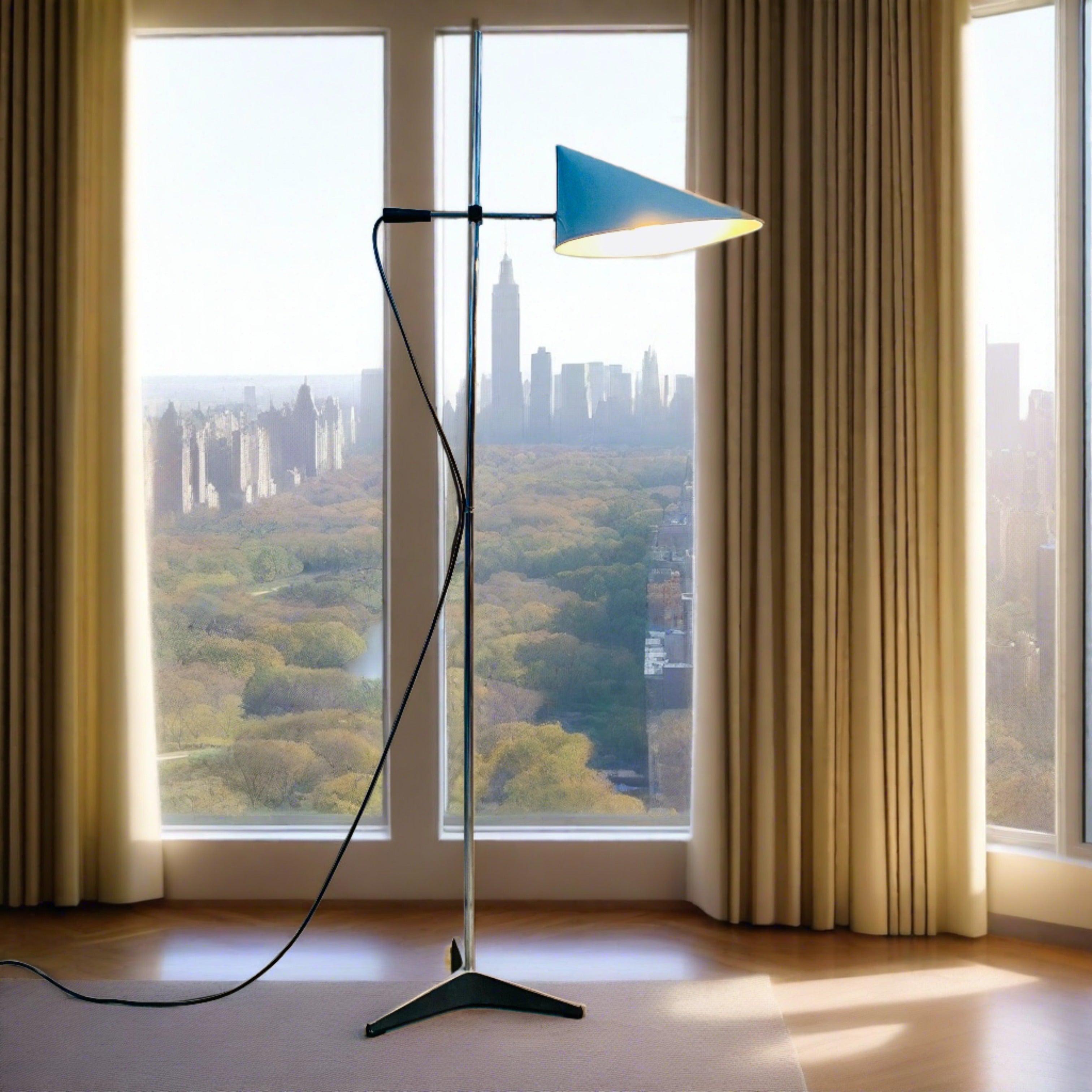 Mid-Century Floor Lamp D-2003 By Jan Jaspers For Raak Amsterdam, Nethe ...
